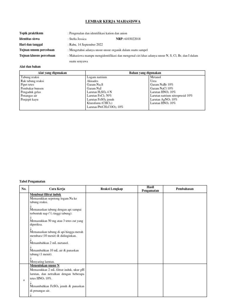 LKM 3 Analisis Kualitatif | PDF
