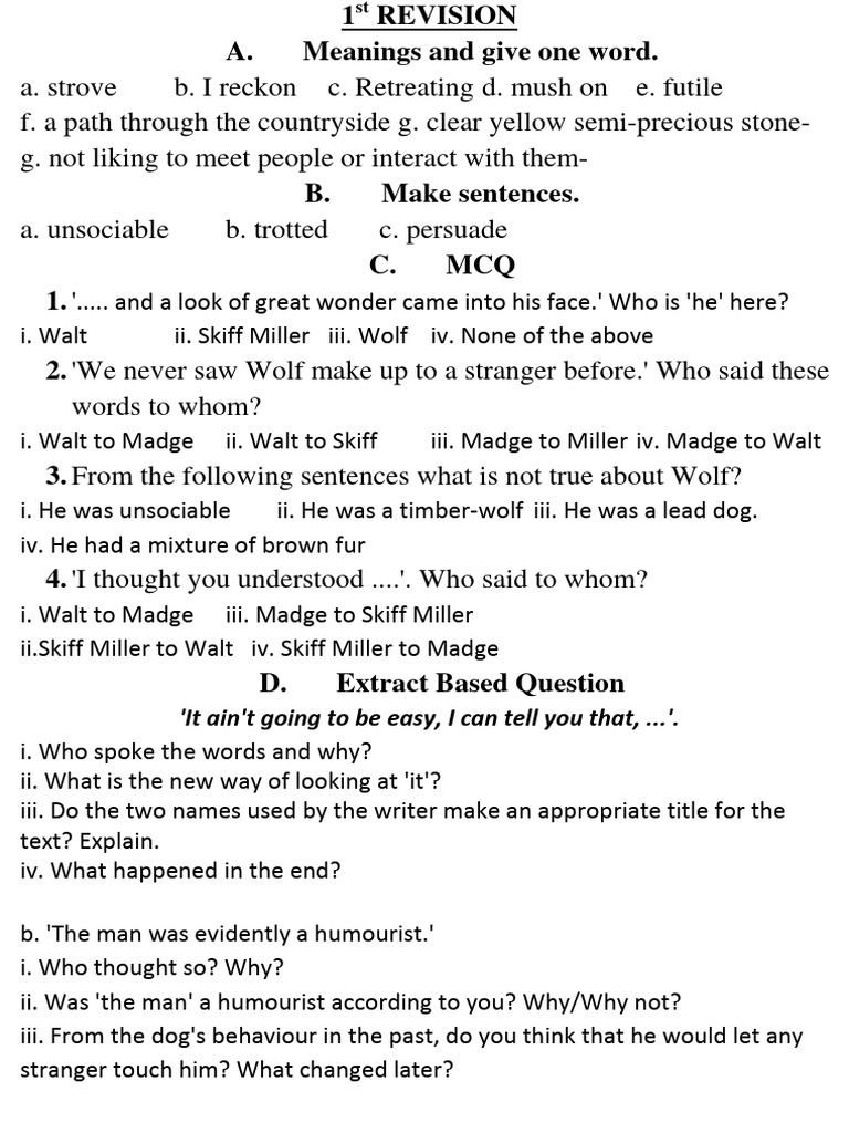 1st, 2nd, 3rd REVISION | PDF
