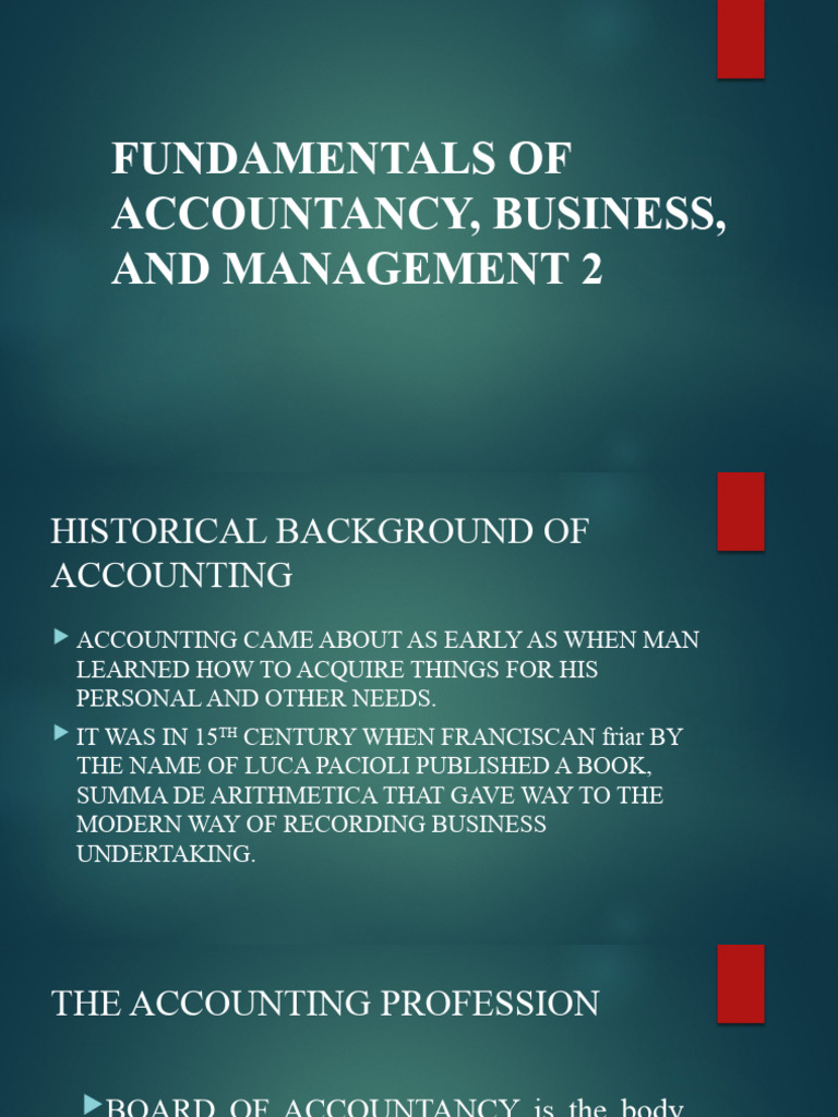 Fabm 2 | PDF | Finance & Money Management