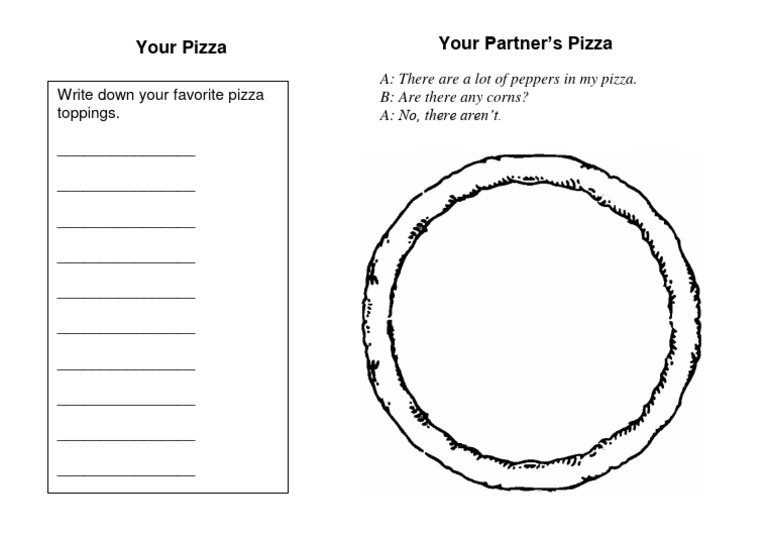 make-your-pizza-countable-uncountable-nouns-conversation-topics-dialogs ...