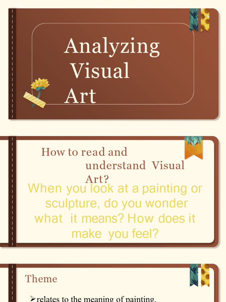 Lesson 5-Analyzing Visual Art | PDF