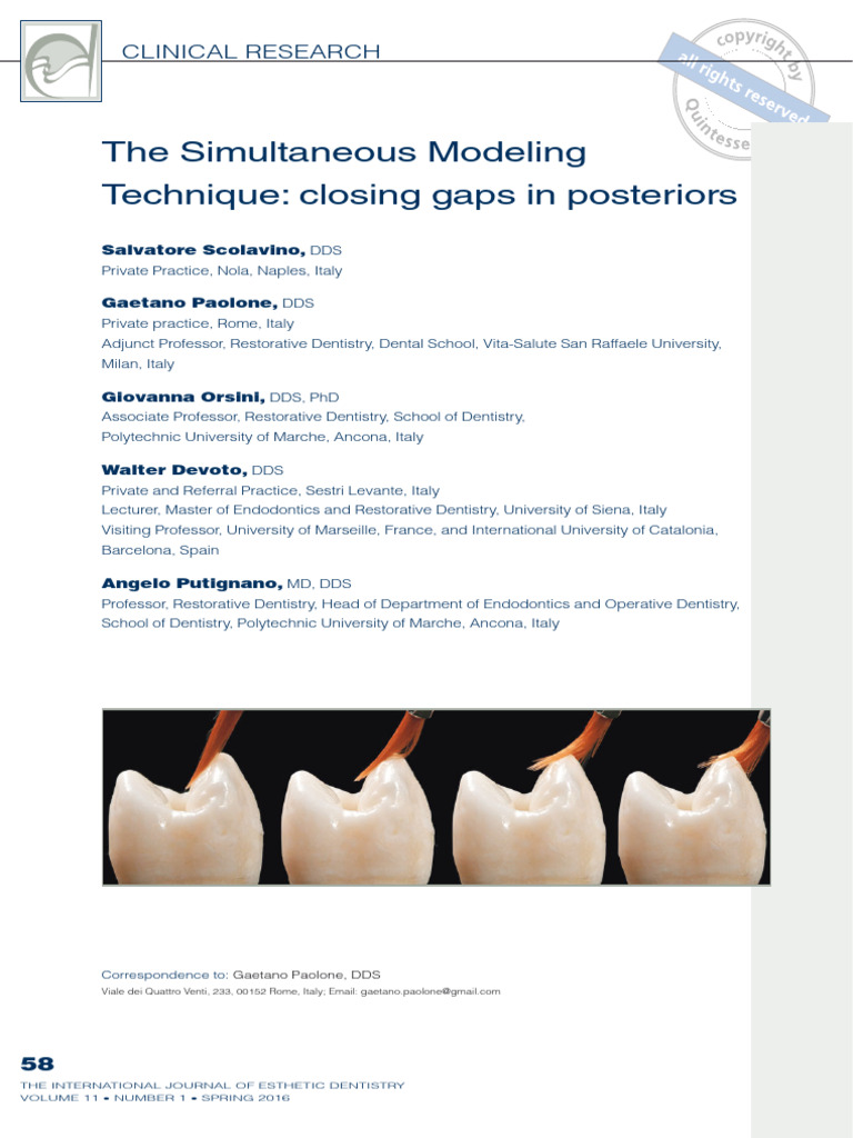 The Simultaneous Modeling Technique Closing Gaps in Posteriors | PDF