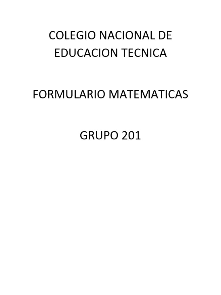 PROYECTO-FORMULARIO-201(B) | PDF | Triángulo | Factorización
