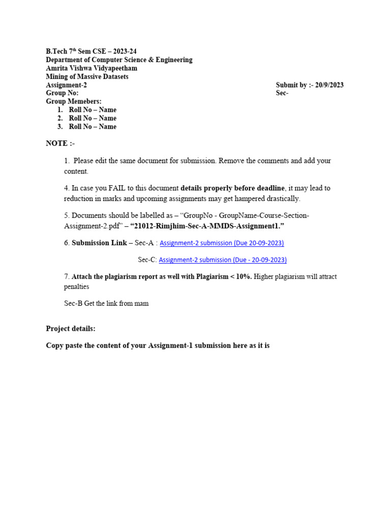 Assignment-2 Template | PDF