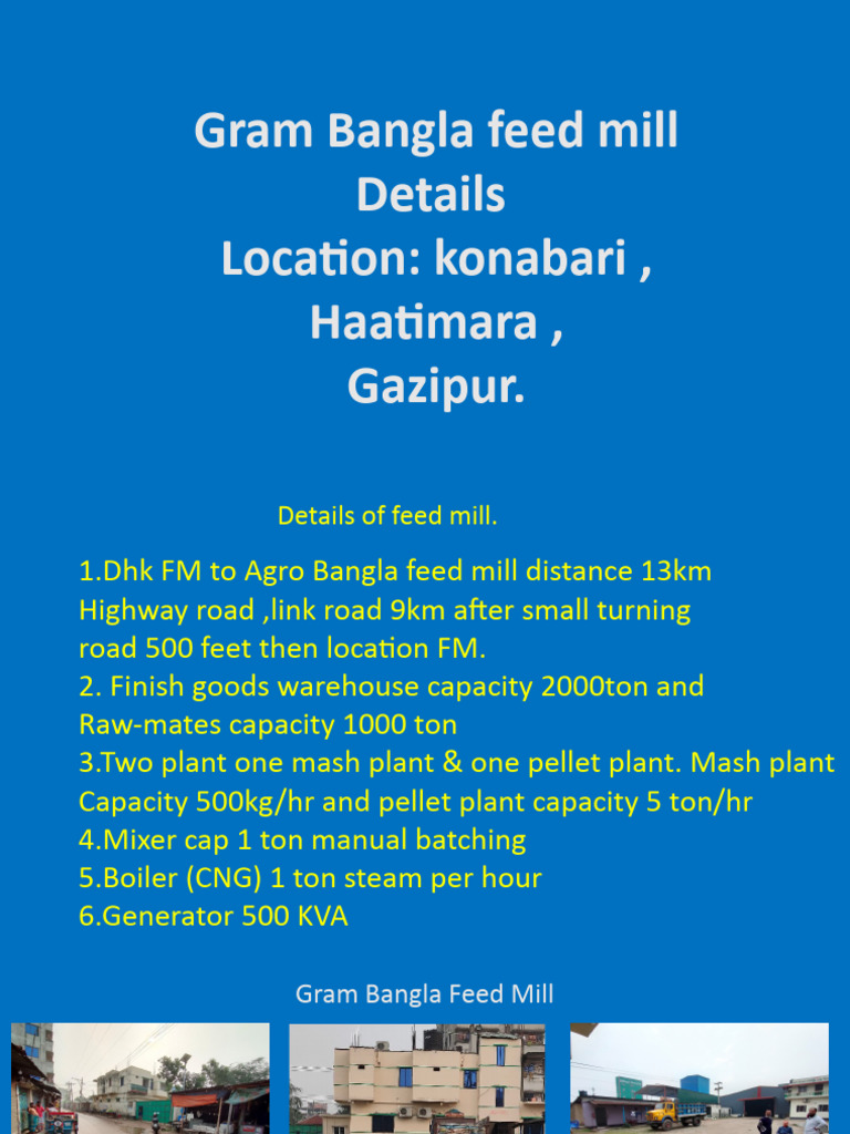 Gram Bangla Feedmill | PDF