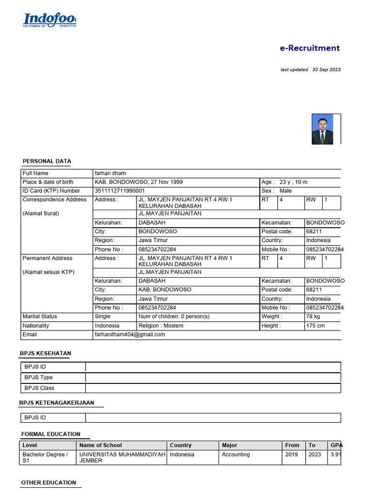 Farhan Ilham Marda Till Ah | PDF | Business