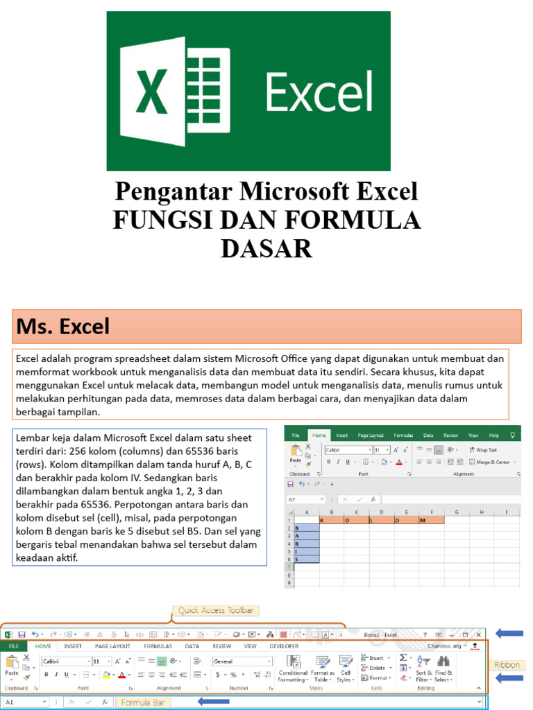 Pengantar Ms EXCEL | PDF
