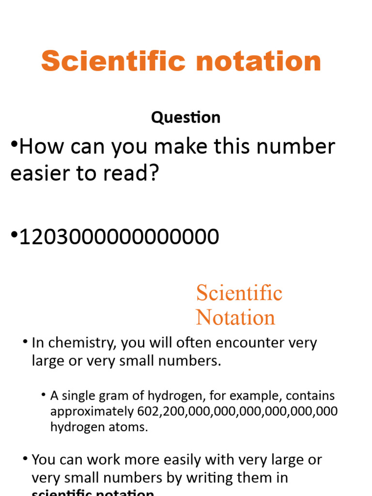 Stem12 - LESSON PHYSICS1 Scientific Notation (2023) | PDF | Teaching ...