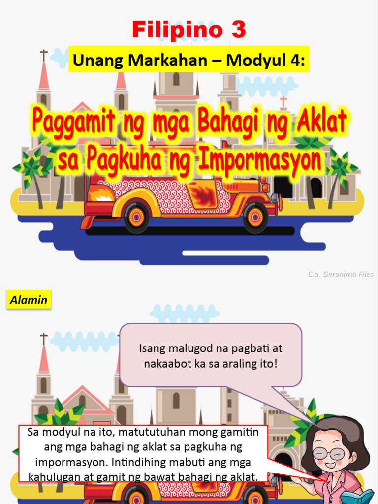 Filipino 3 Q1 Module 4 | PDF
