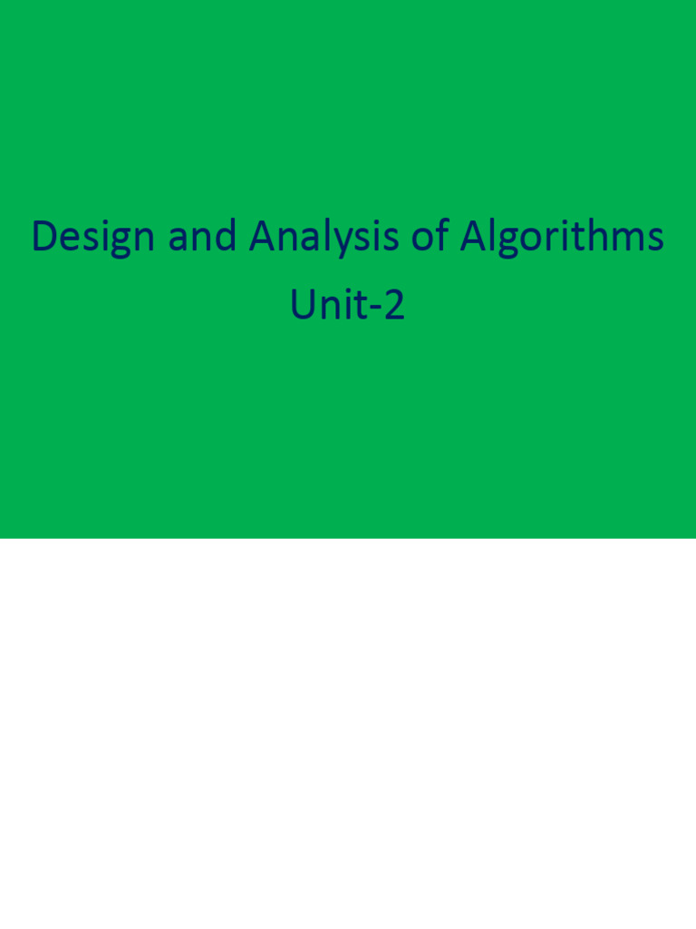 Algo PPT Unit-2 Binomial Heap | PDF