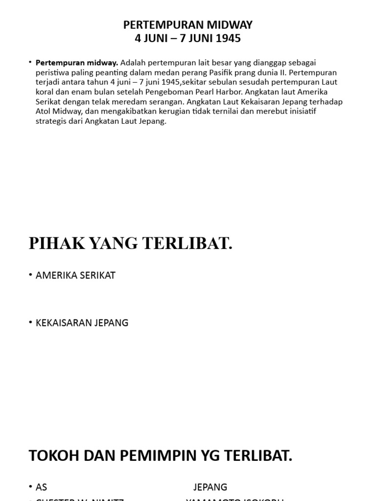 Pertempuran Midway | PDF