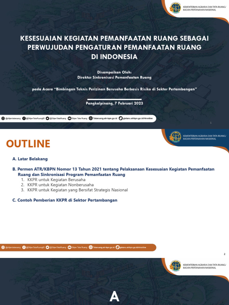 Penerbitan KKPR - Dit SPR | PDF