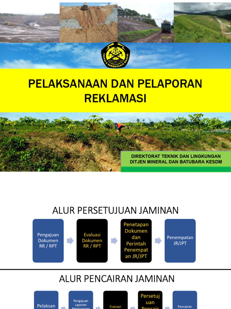 3 Pelaksanaan Dan Pelaporan Reklamasi | PDF