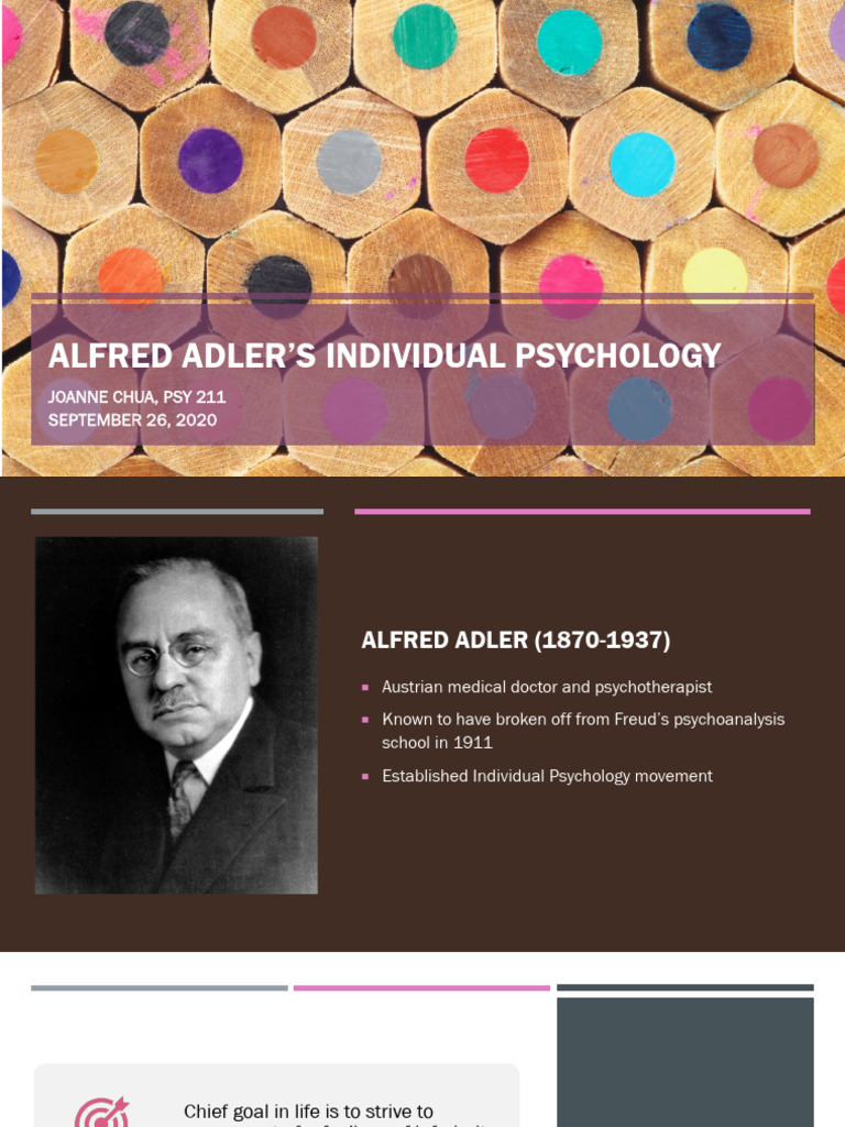 Adler Presentation | PDF | Psychological Theories | Psychological Schools