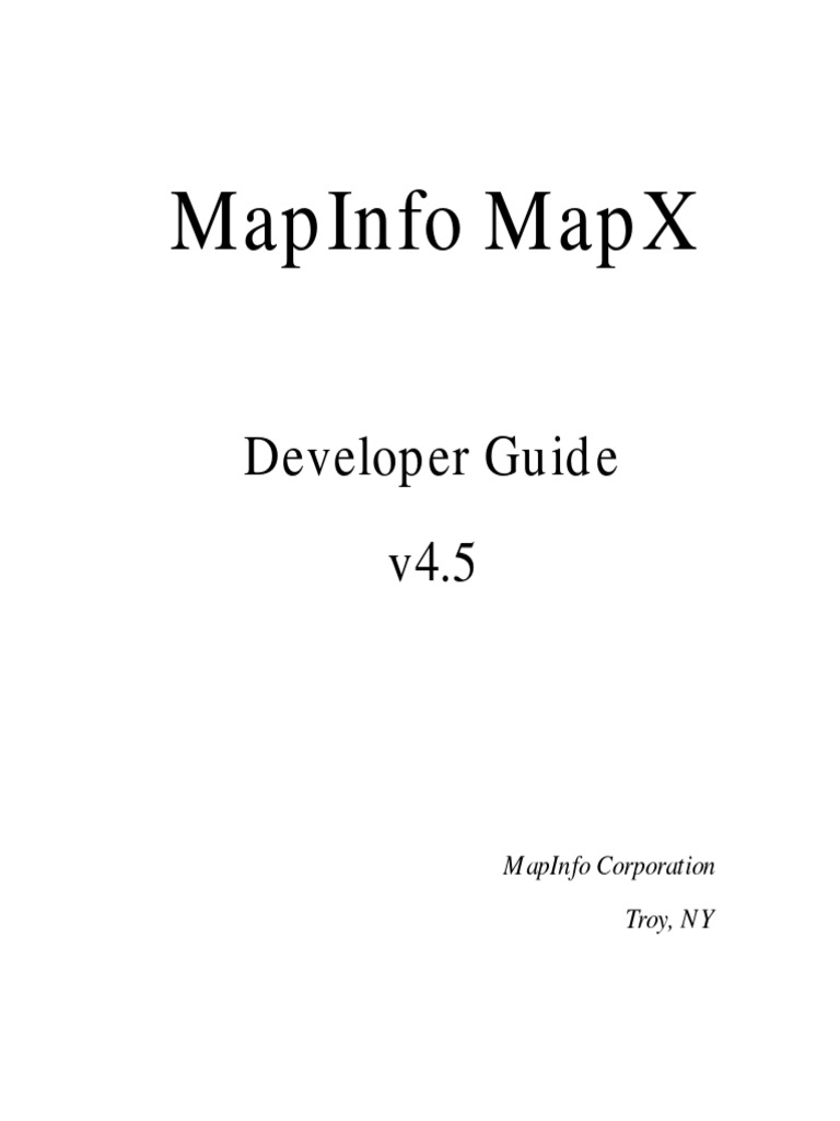 MAPX45 DevGuide | PDF