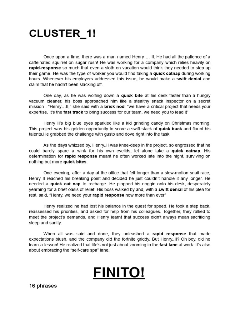 FCE story writing | PDF