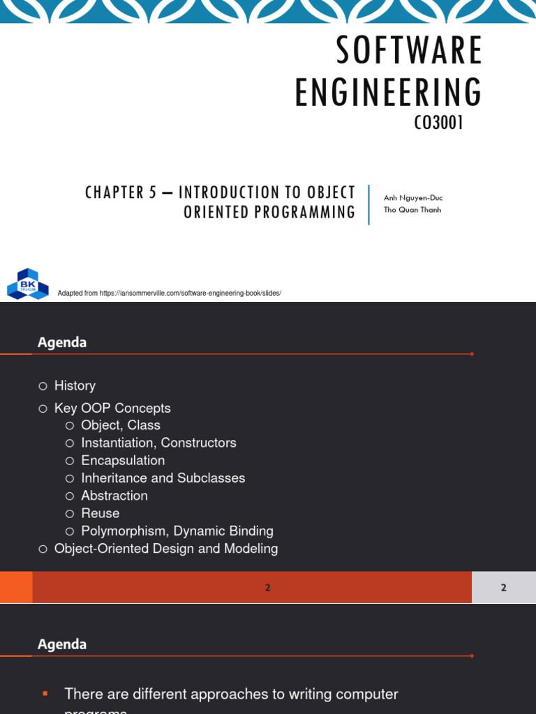 05 Ch5 Introduction Oop 2022 Pdf Object Oriented Programming Class Computer Programming 7106