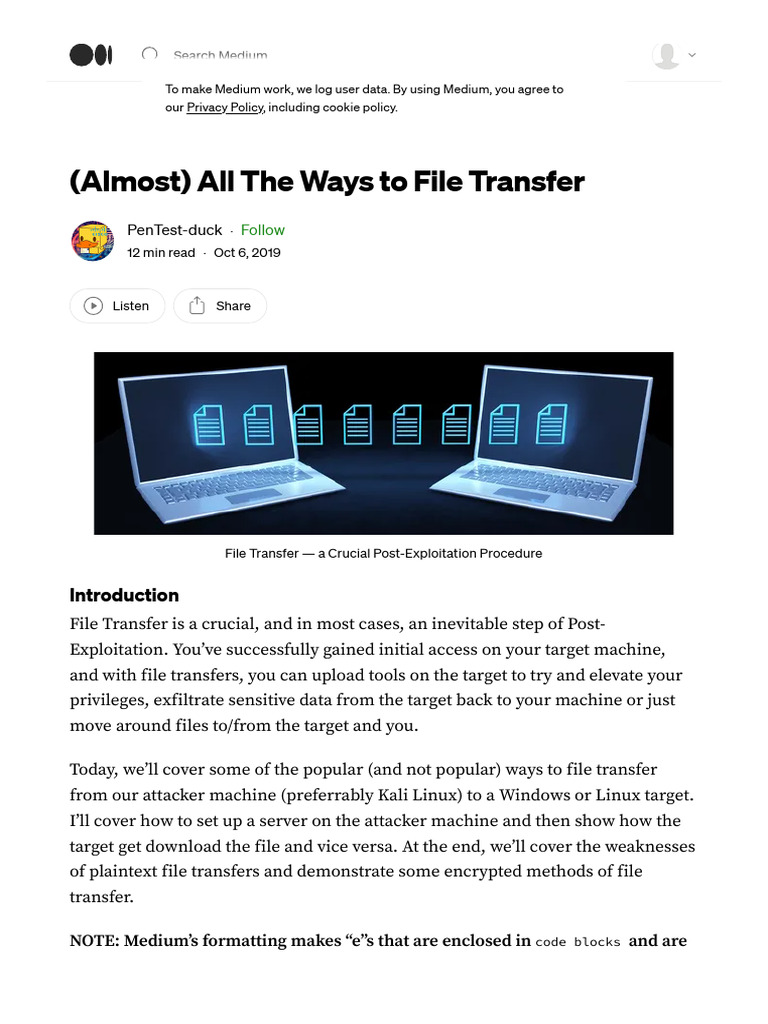 File Transfer | PDF | File Transfer Protocol | Networking
