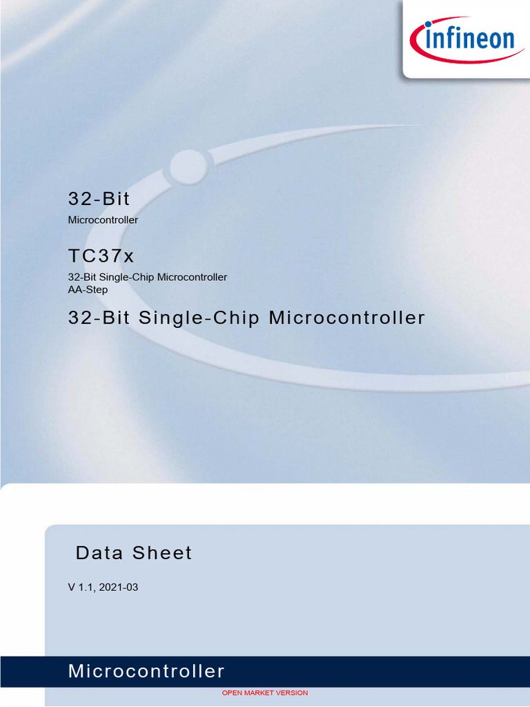 Infineon SAK TC37x DataSheet v01 01 en | PDF