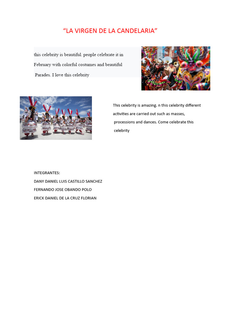 La Virgen de La Candelaria | PDF