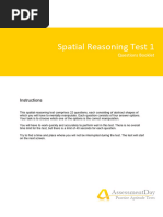 Spatial Orientation & Reasoning Tests - 45 Free Questions (2024) | PDF ...