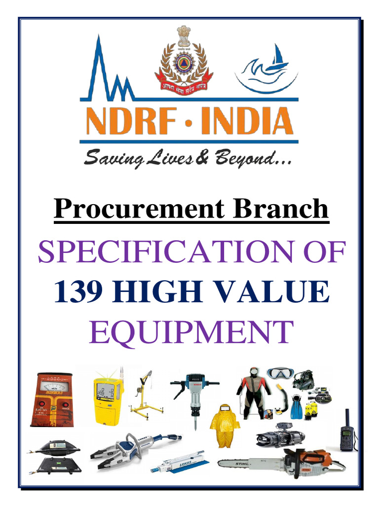 High Value Equipment Specification | PDF | Home & Garden