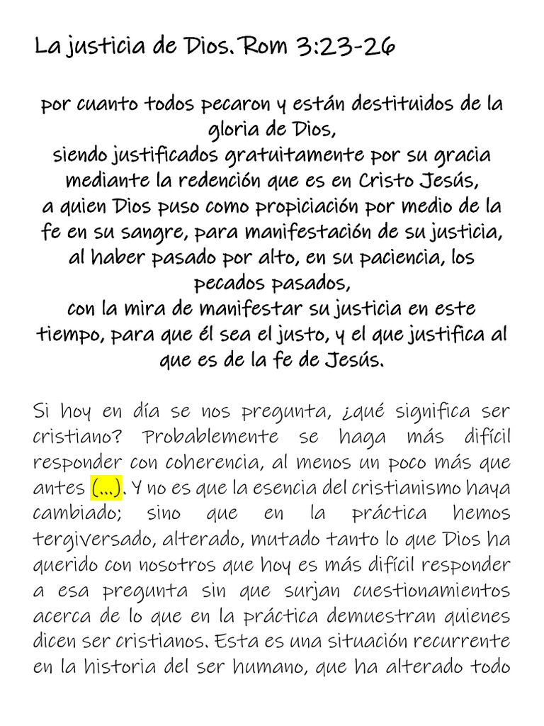 La Justicia De Dios Pdf Pecado Gracia Divina