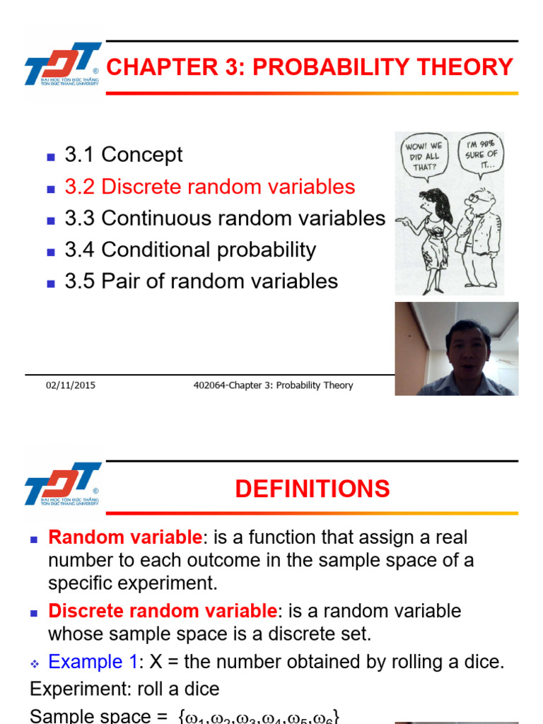 GTKT biến ngẫu nhiên rời rạc | PDF