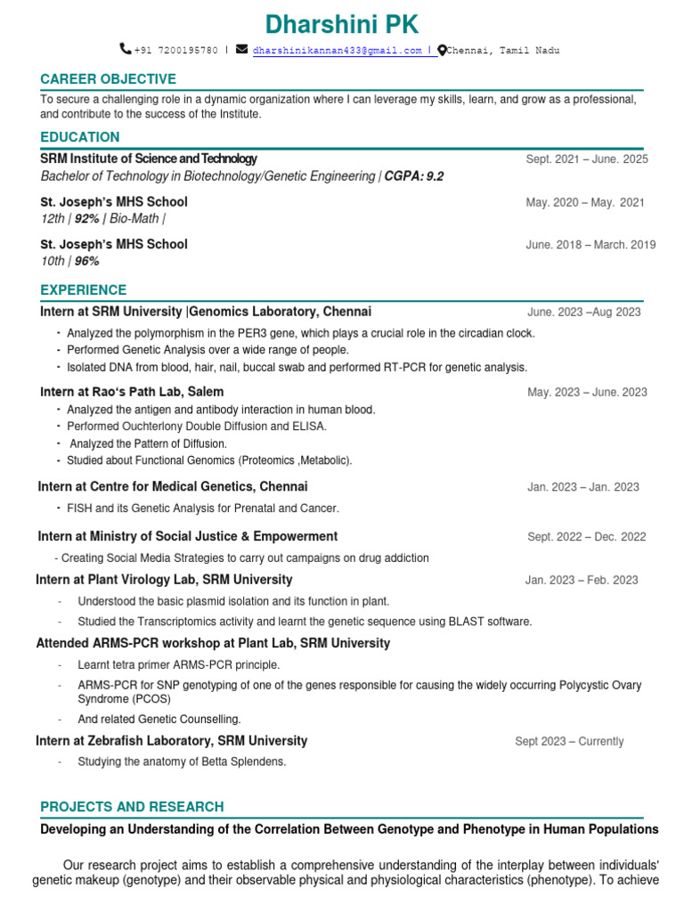 CV Mitacs New (03.09.23) | PDF | Genetics | Genomics