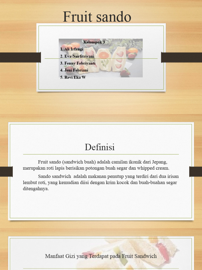 Fruit Sando | PDF