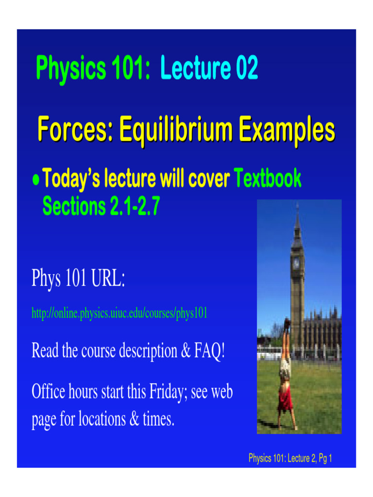 Lecture02 11 | PDF | Tension (Physics) | Force