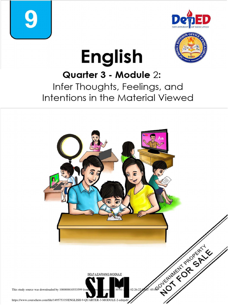 ENGLISH 9 QUARTER 3 MODULE 2 Edit PDF | PDF | Science & Mathematics