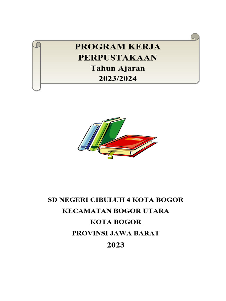 Program Perpustakaan SD Cibuluh 4 | PDF