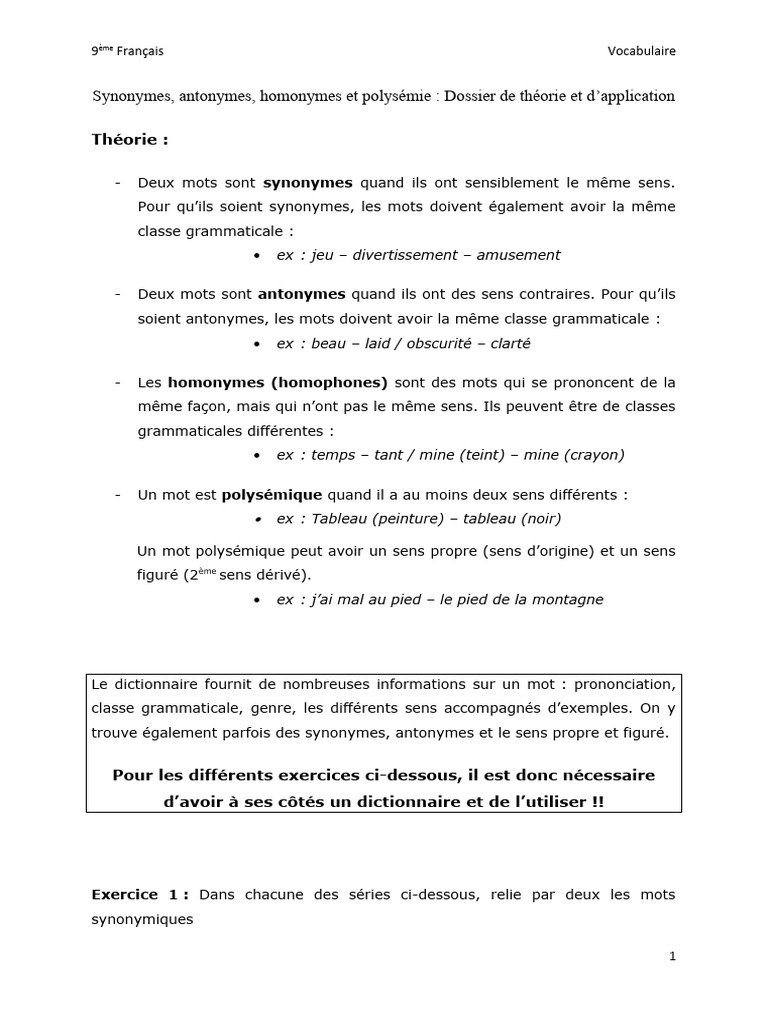 Syn Ant Hom Poly Fini 2 | PDF