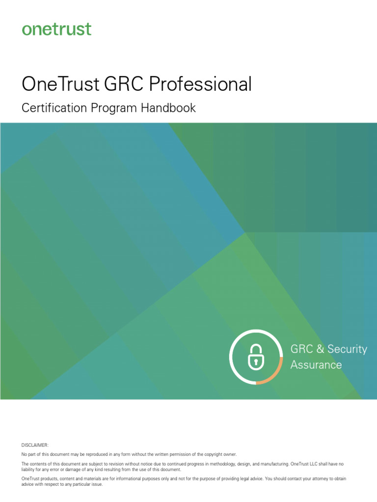 GRC Pro Handbook - 03.2023 | PDF
