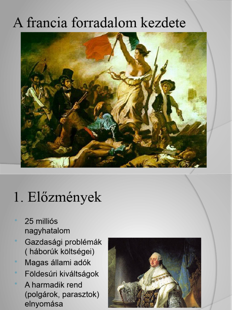 A Francia Forradalom Kezdete | PDF