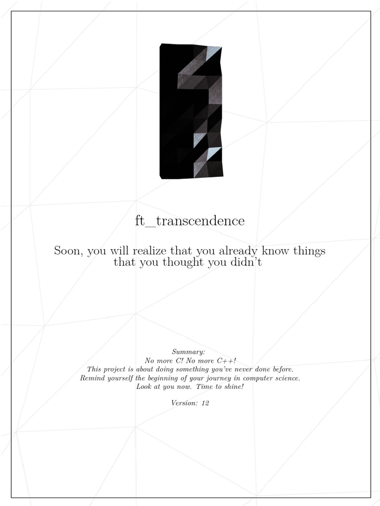 FT Transcendence | PDF