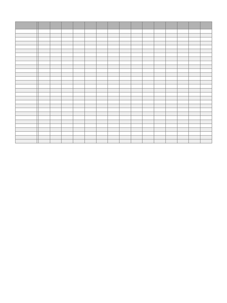 Tabel de Printat | PDF