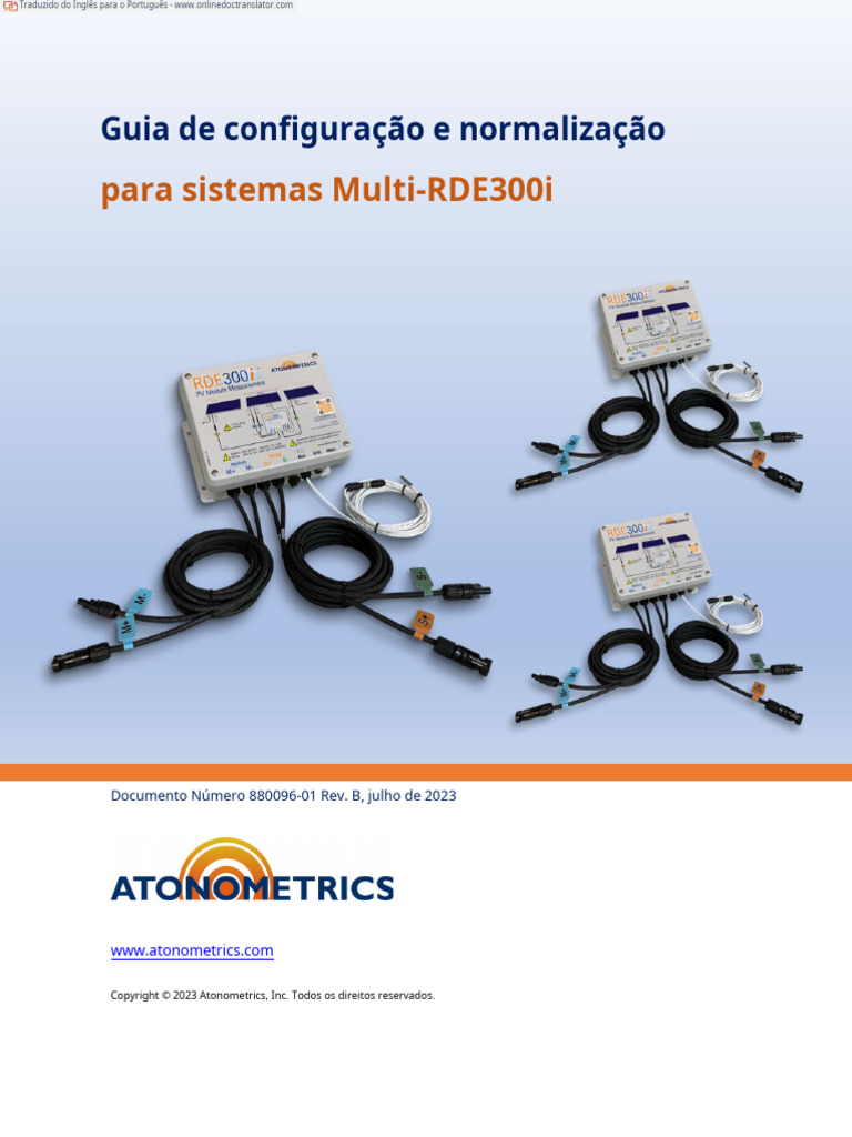 880096-01 - B Configure and Normalize RDE300i Systems - En.pt | PDF ...