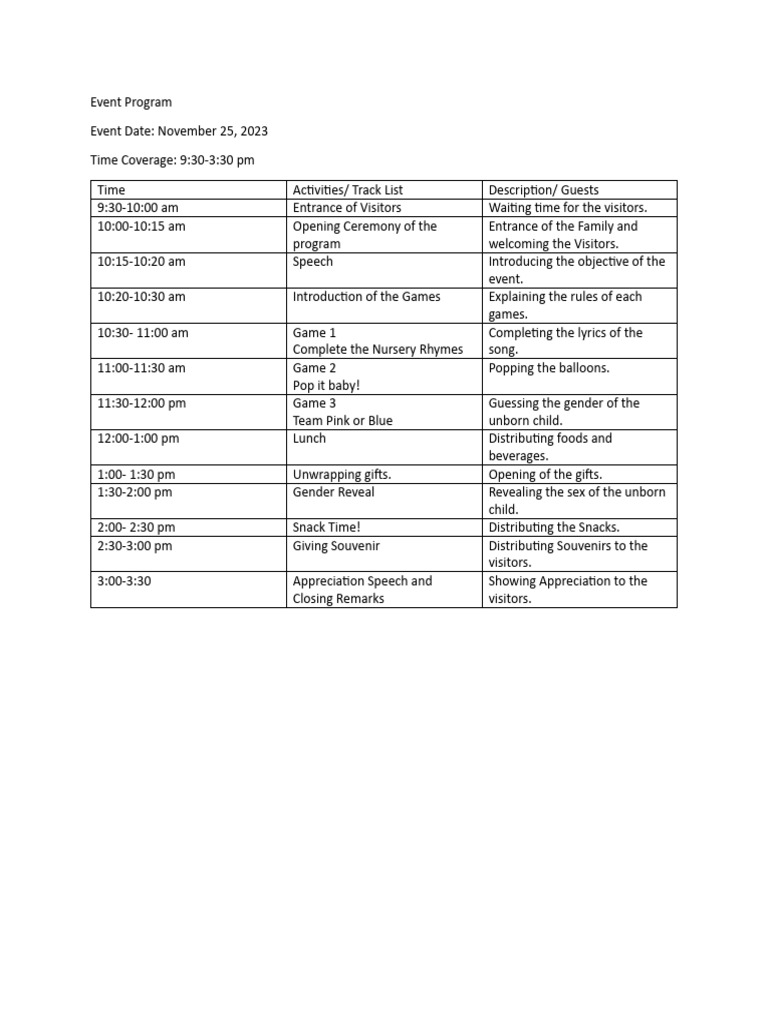 Event Program | PDF | Economies | Taxes