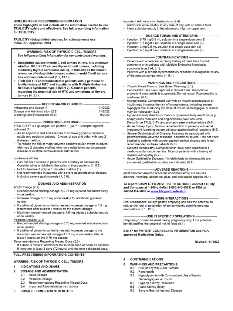 Trulicity Uspi | PDF
