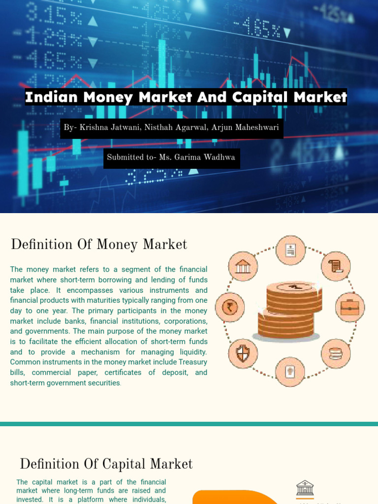 Indian Money Market and Capital Market | PDF | Financial Markets ...