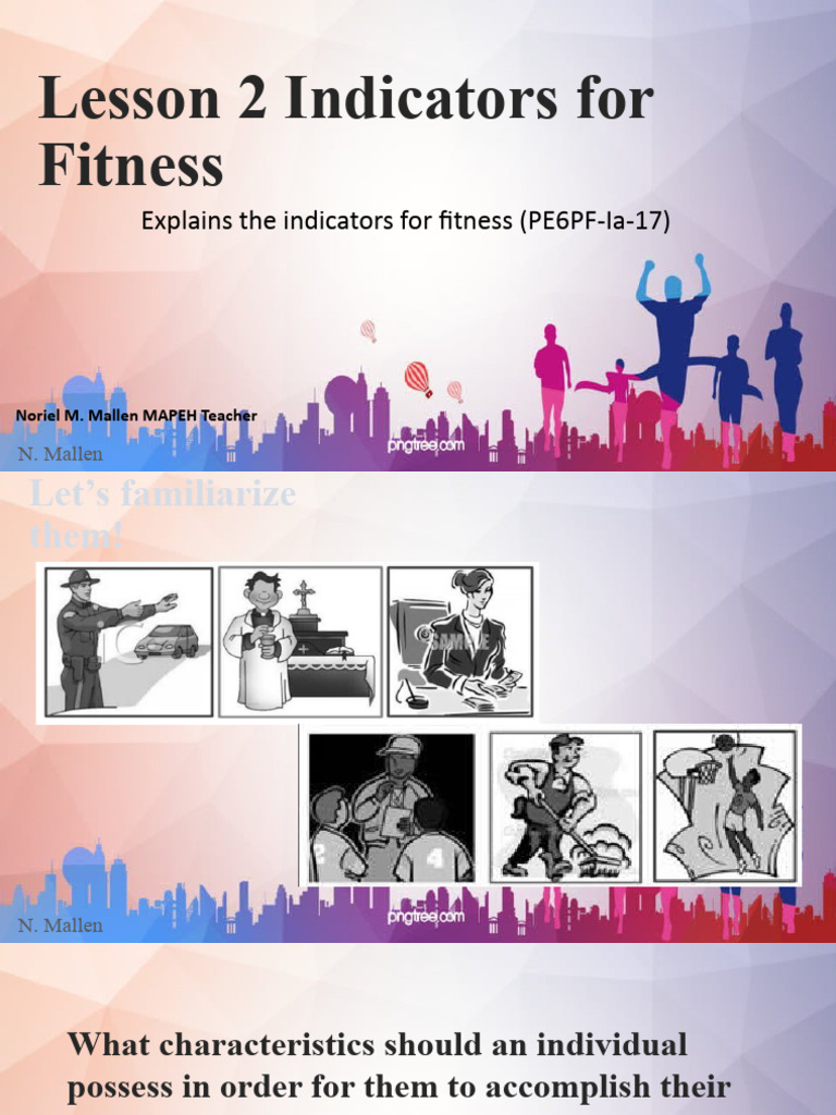 Explains The Indicators For Fitness (PE6PF-Ia-17) | PDF | Physical ...