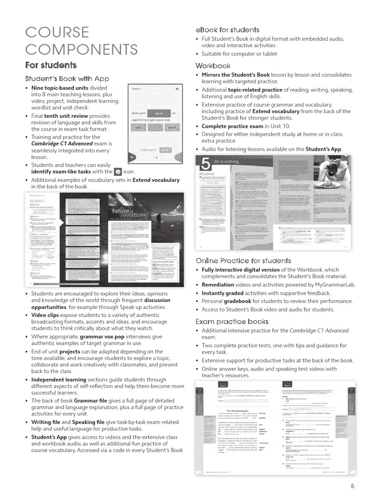 Gold Experience C1 Course Overview | PDF