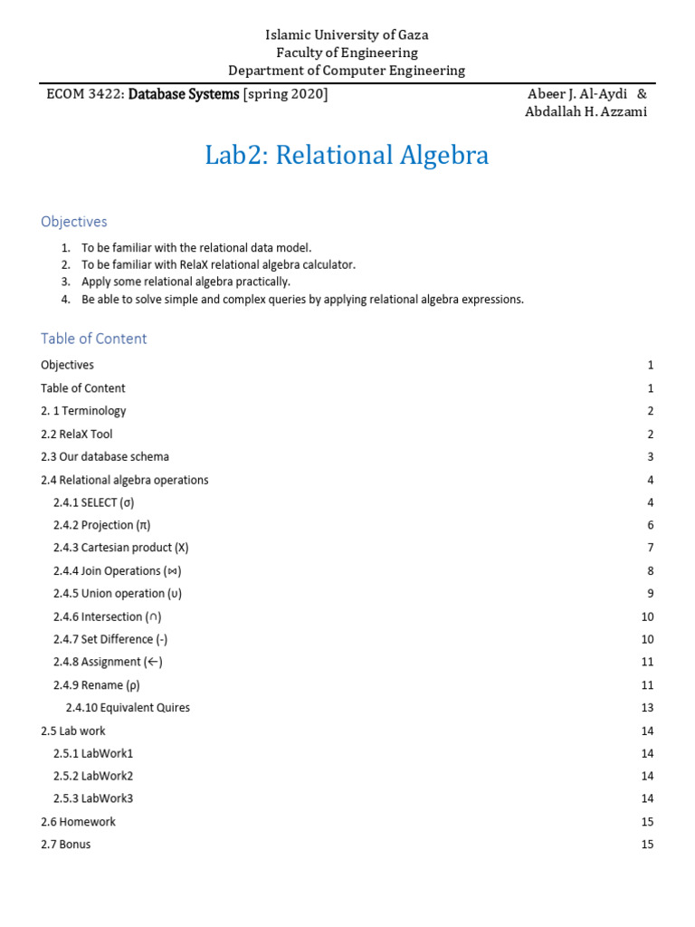 Lab2-1 | PDF