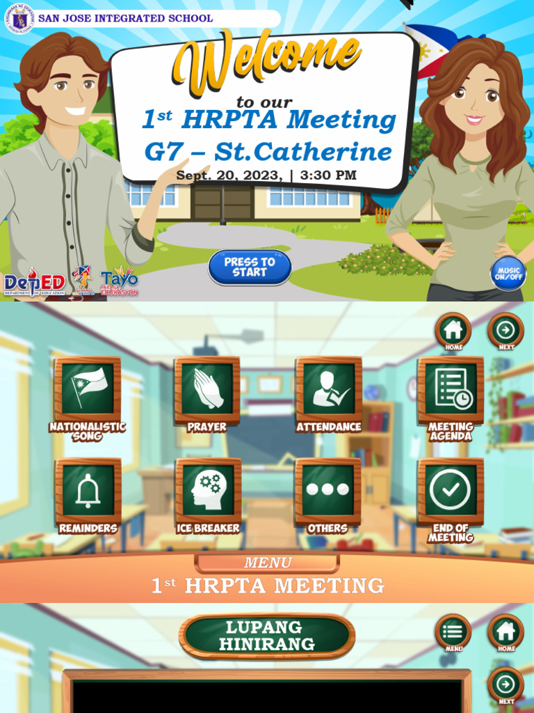 Hrpta Meeting Interactive PPT Template | PDF