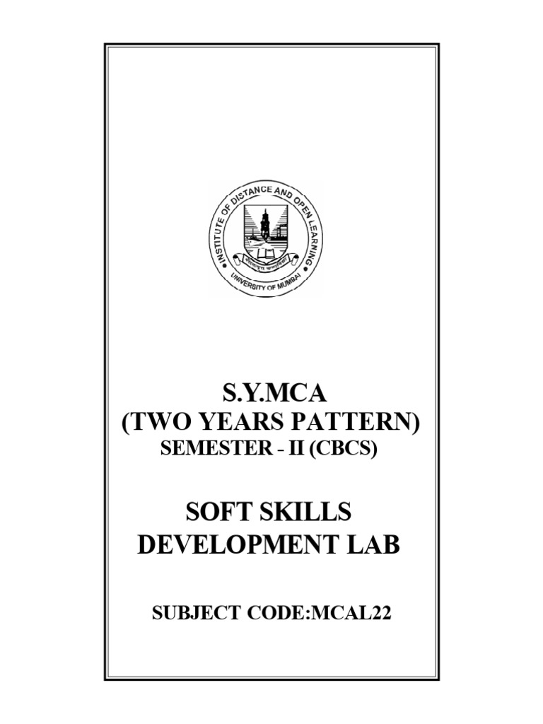MCA Soft Skills Development Lab 3 | PDF | Leadership | Communication