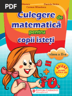 Subiect Comper Pregatitoare | PDF