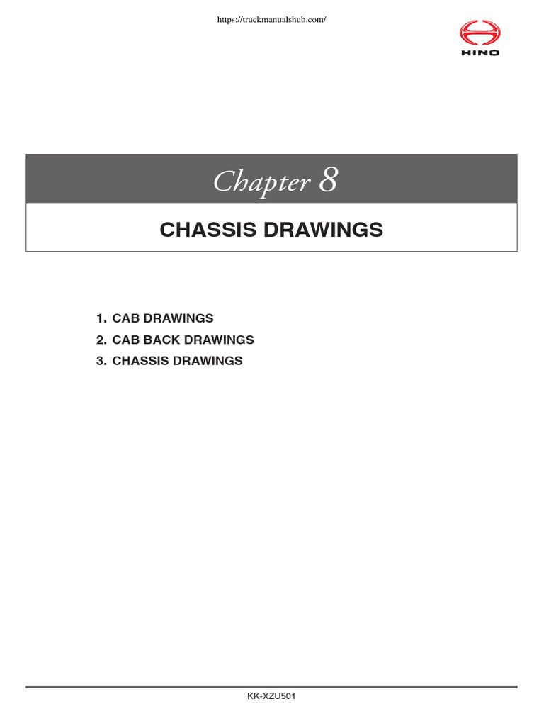 Hino 300 Chassis Drawings | PDF