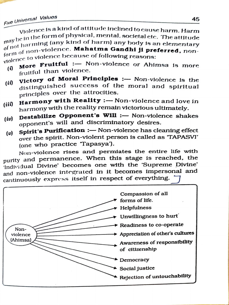 Five Universal Values | PDF